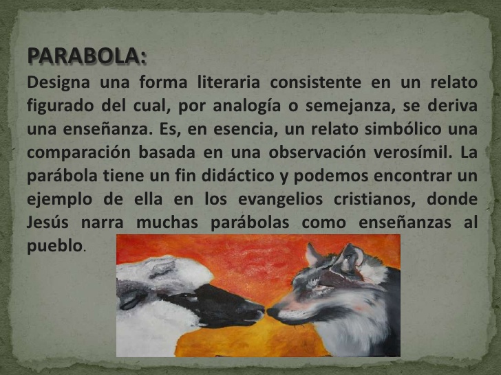 Ejemplos de Parábolas